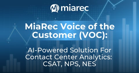 MiaRec Conversational Intelligence & Automated Quality Management